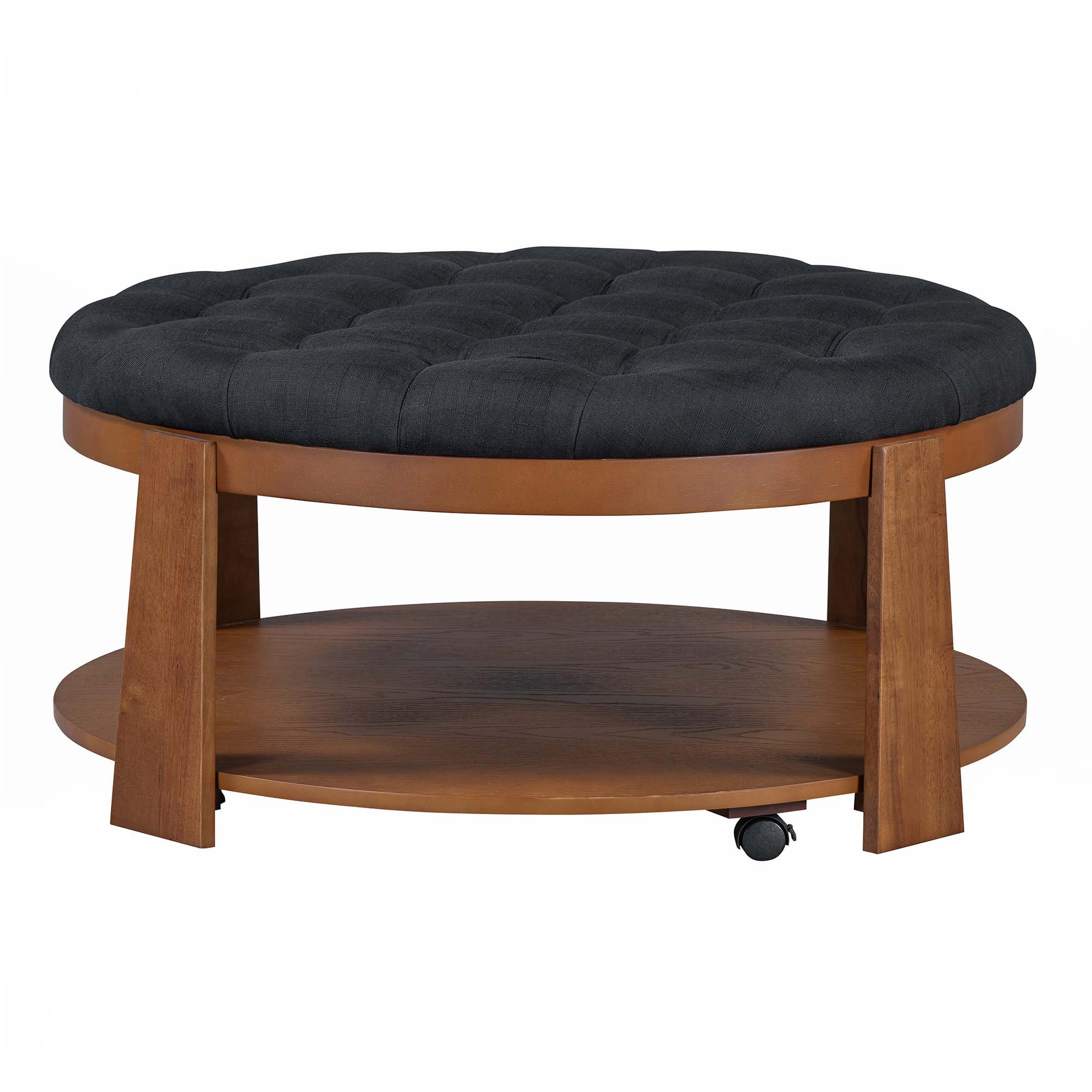 Latitude Run® Modern Large Round Ottoman Coffee Table | Wayfair