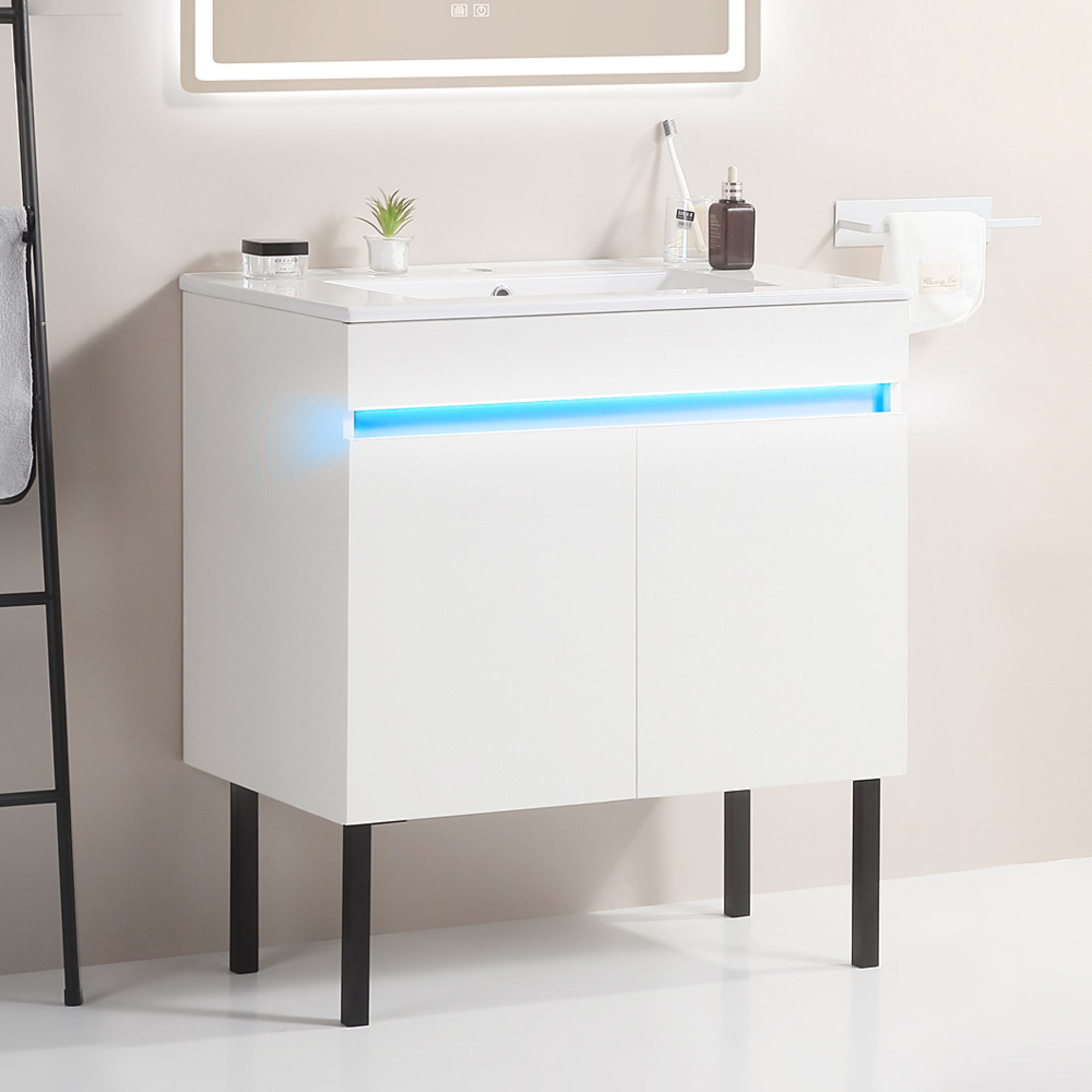 Wrought Studio™ High quality and durable bathroom vanity unit with ...