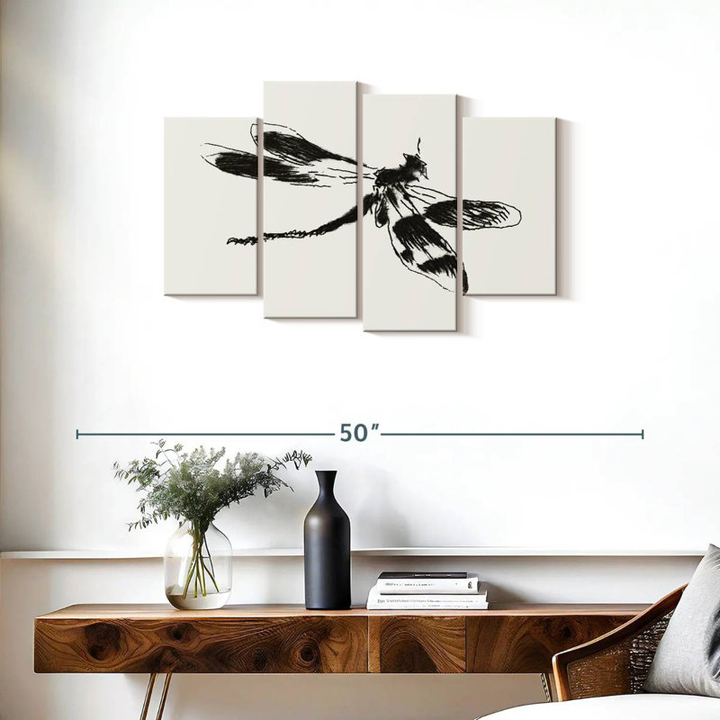 Ebern Designs Dragonfly Plate 1 From Le Fleuve 1874 | Wayfair