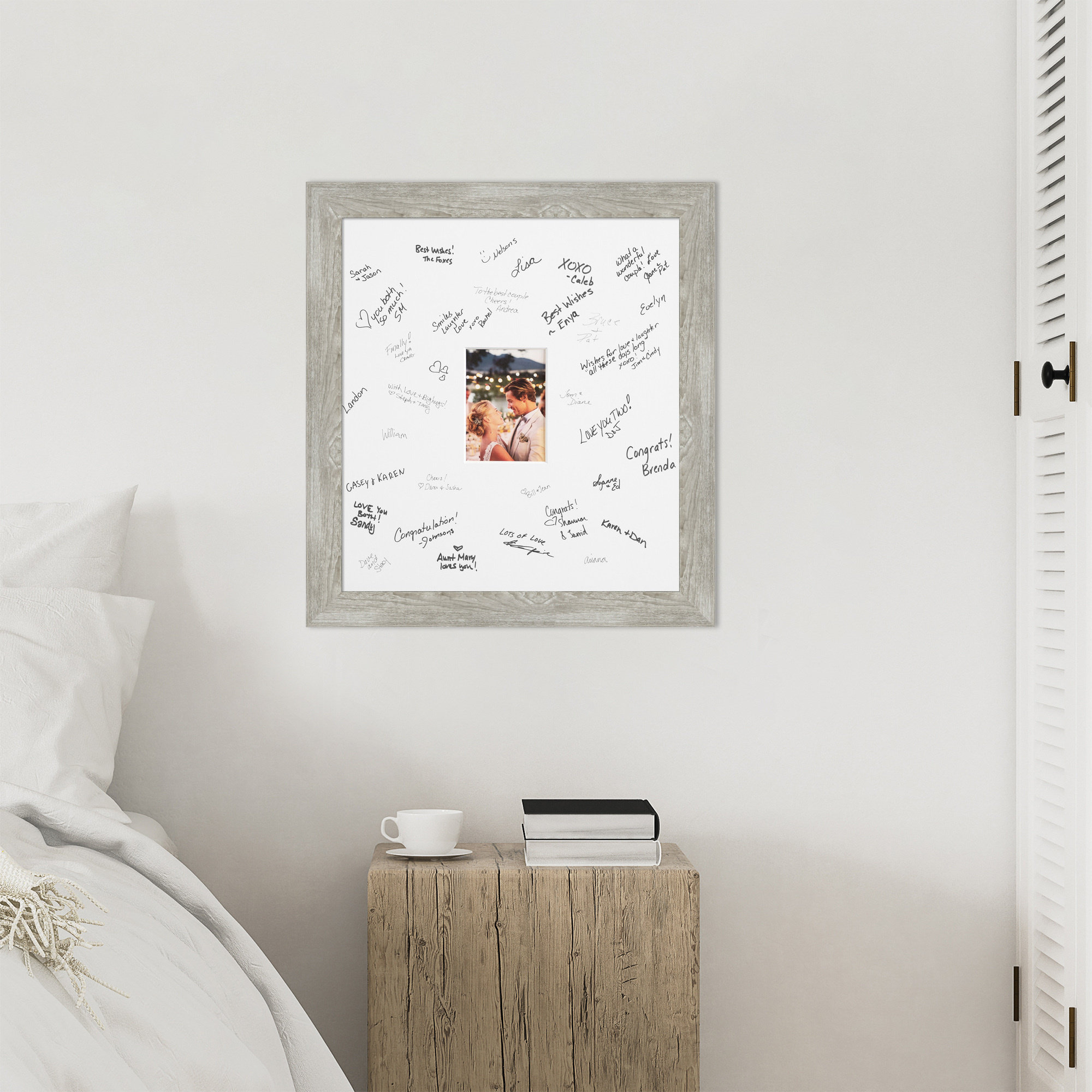 Wildon Home® Dove Signature Mat Picture Frame, Photo Frame Wedding ...