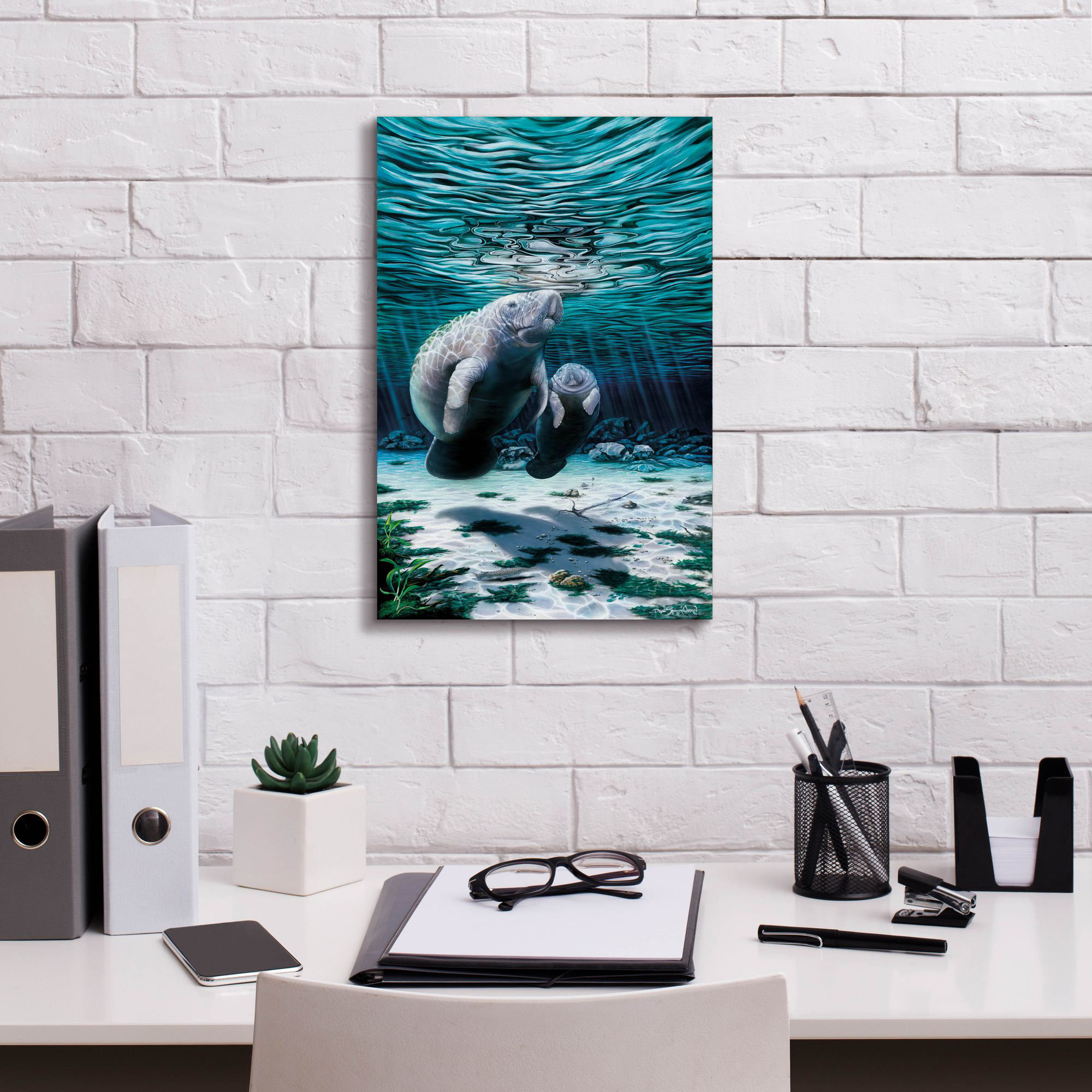 Dovecove 'Mermaids Of Crystal River' By Dann Spider Warren, Canvas Wall ...