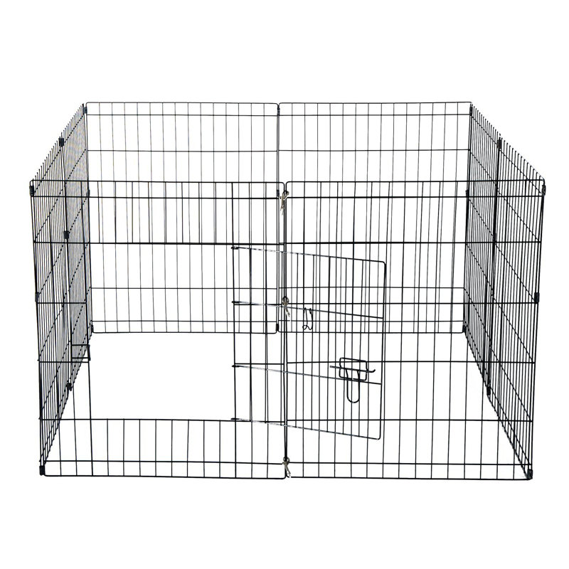 Archie & Oscar Chalk 61cm 8 Panel Indoor/Outdoor Metal Pet Pen ...