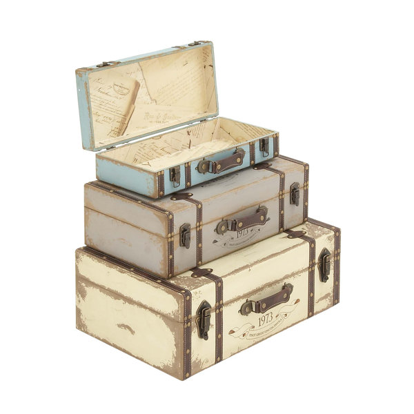 Breakwater Bay Notasulga Wooden Nesting Decorative Multi Colored Trunk ...