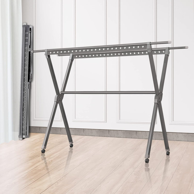 KD Aluminum Foldable X-Frame Drying Rack - Wayfair Canada