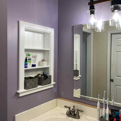 Recessed Bathroom Cabinets & Shelving You'll Love | Wayfair