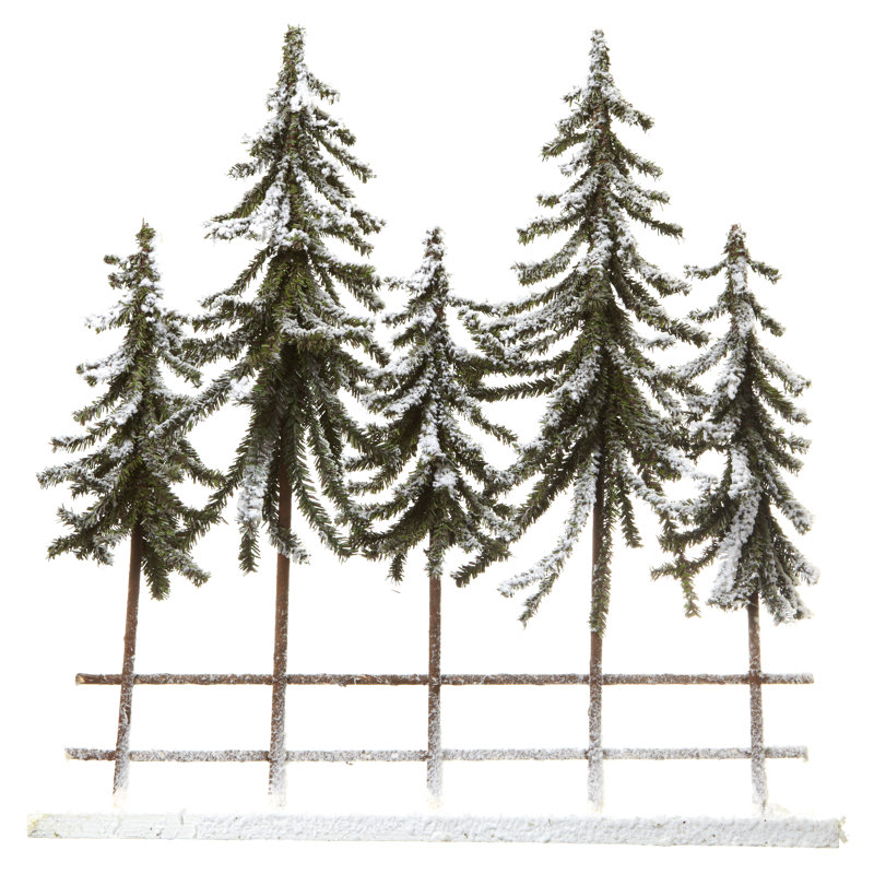 The Seasonal Aisle Snowy Tree Decoration | Wayfair.co.uk