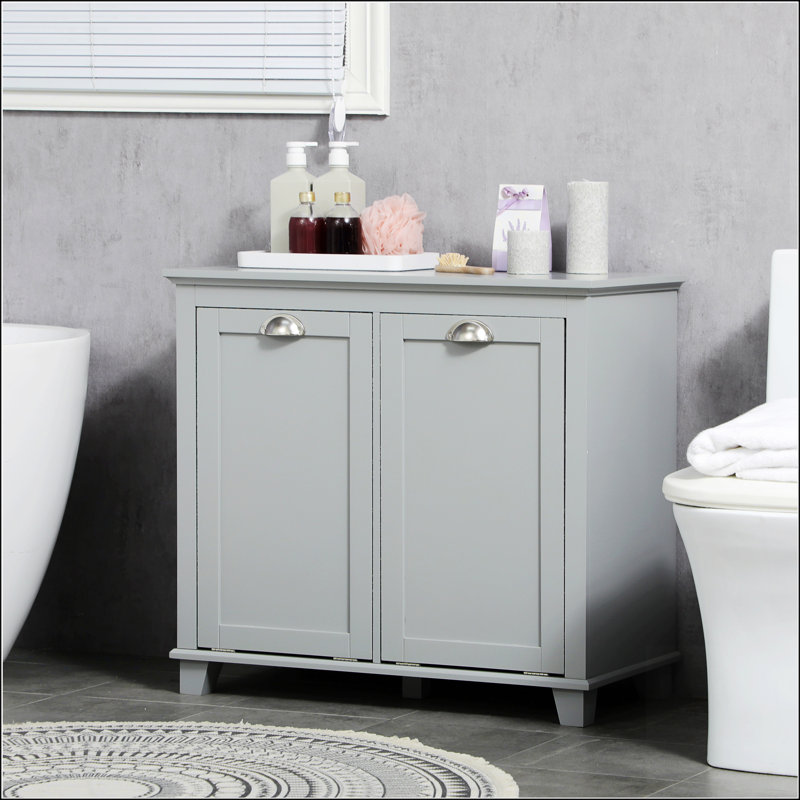 George Oliver Tilt-Out Laundry Sorter Cabinet | Wayfair