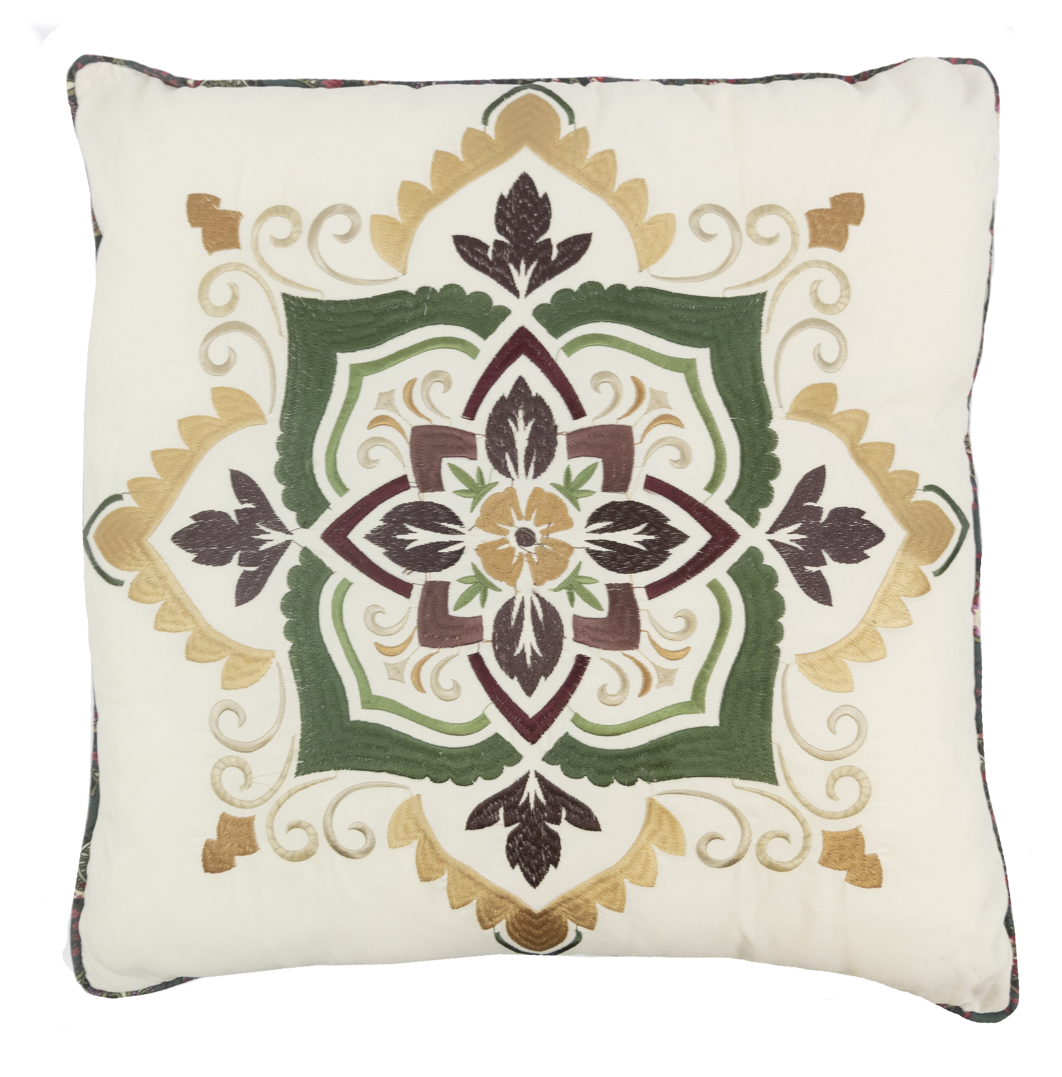 Donna Sharp Spice Postage Stamp Floral Throw Pillow & Reviews - Wayfair ...