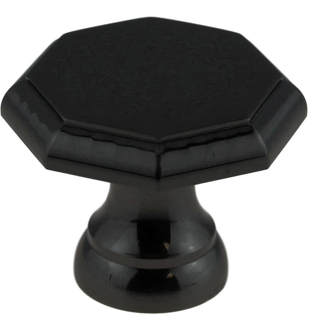D. Lawless Hardware (5 Pack) 1-3/8 inch Octagon Knob Black Nickel | Wayfair