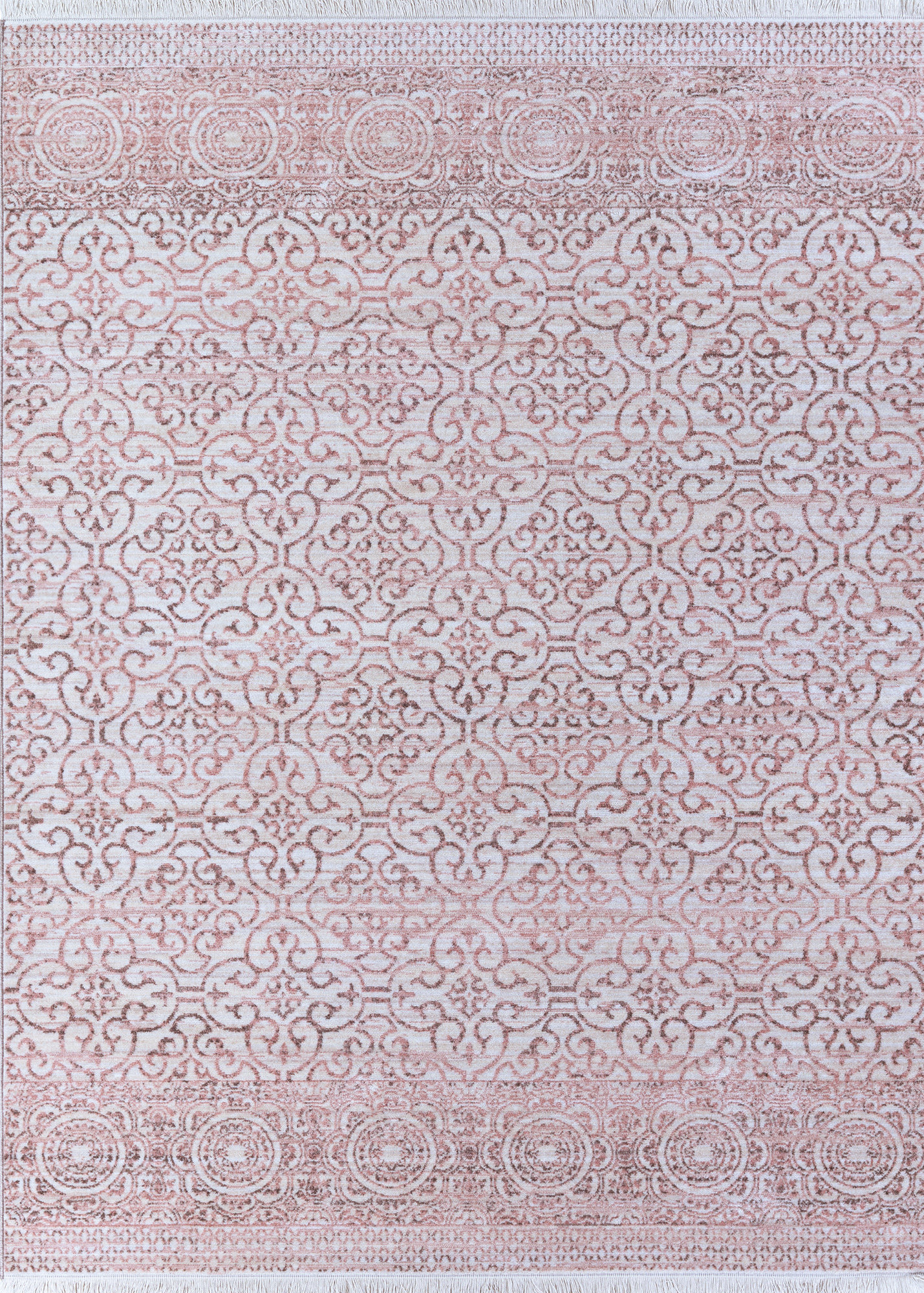 Bungalow Rose Bergeron Pink Area Rug | Wayfair