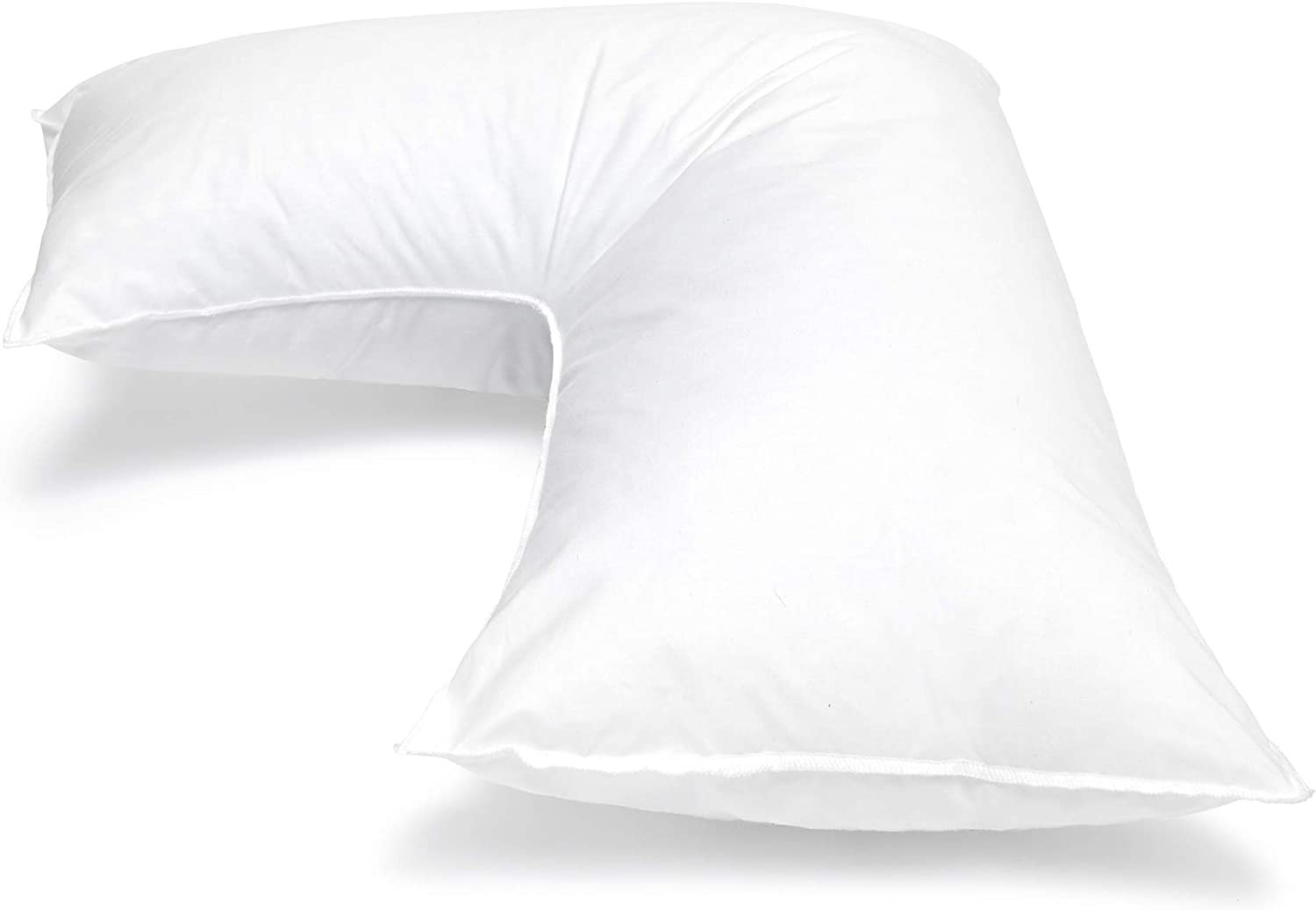 Alwyn Home L Shaped Pillow Support For Head, Neck And Shoulders - White ...