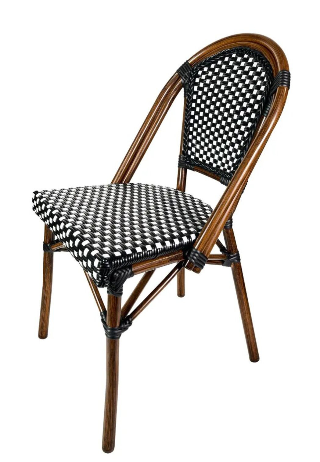 Chivari Armless French Patio Dining Chair, 2 Chair Bundle by Chivari ...