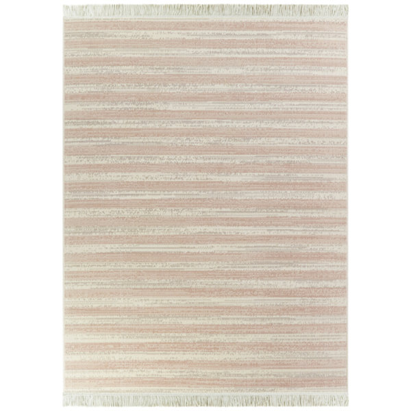 Wildon Home® Trayden Performance Striped Indoor Rug | Wayfair