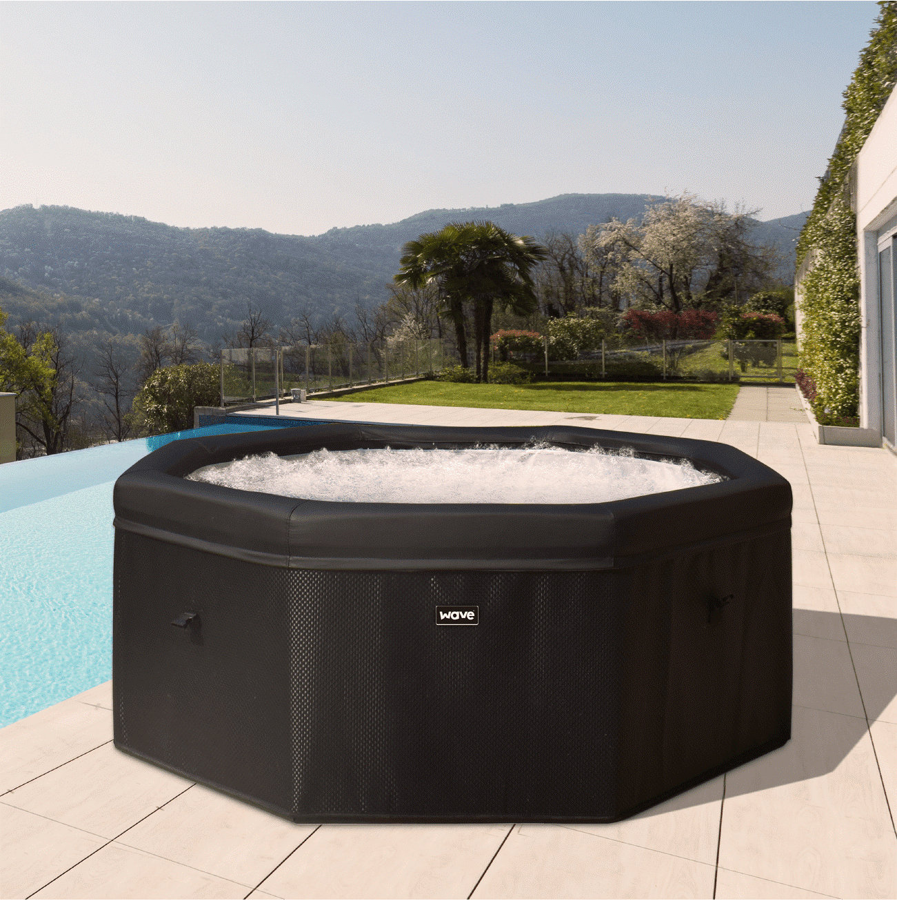 WAVE Octagon Rigid 6-Person 120 Jet Spa | Wayfair.co.uk