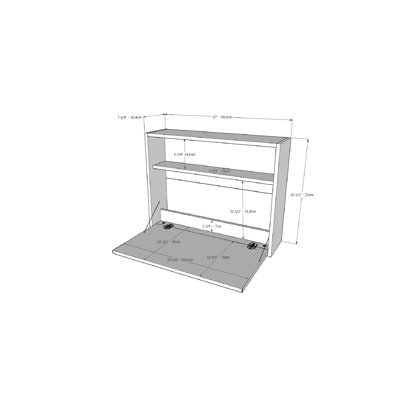 Latitude Run® Floating Desk & Reviews - Wayfair Canada