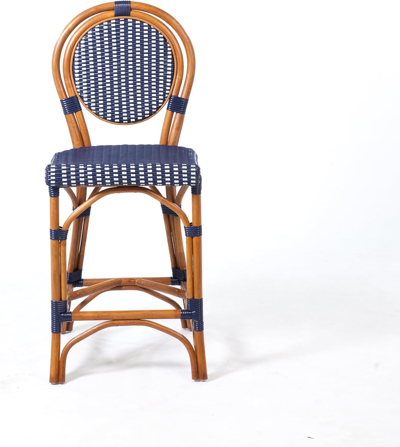 Red Barrel Studio® Navy & White Milano Bistro 26? High Counter Height ...