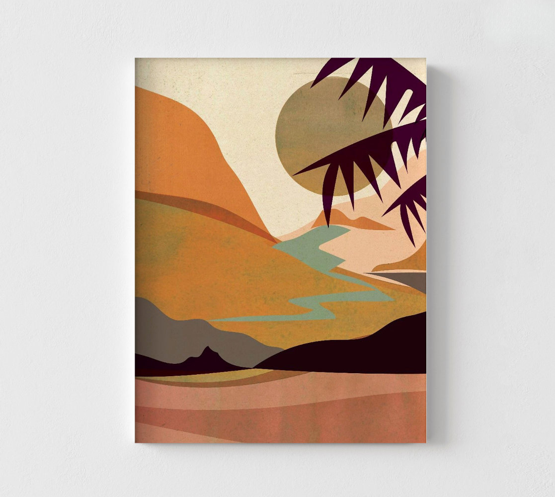 WeFrameArt Sand Dune By Nicola Evans, Dunes Poster Print, Boho House ...