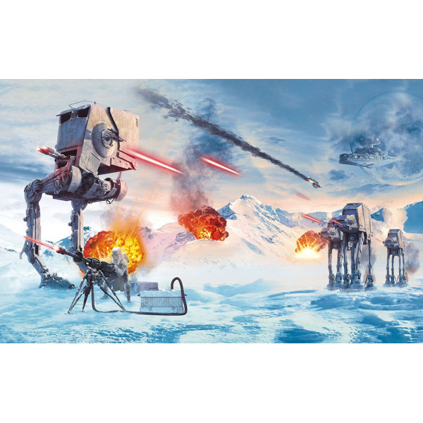 Komar Star Wars Hoth Showdown non-woven 8.2cm x 13.12cm Low-Gloss ...