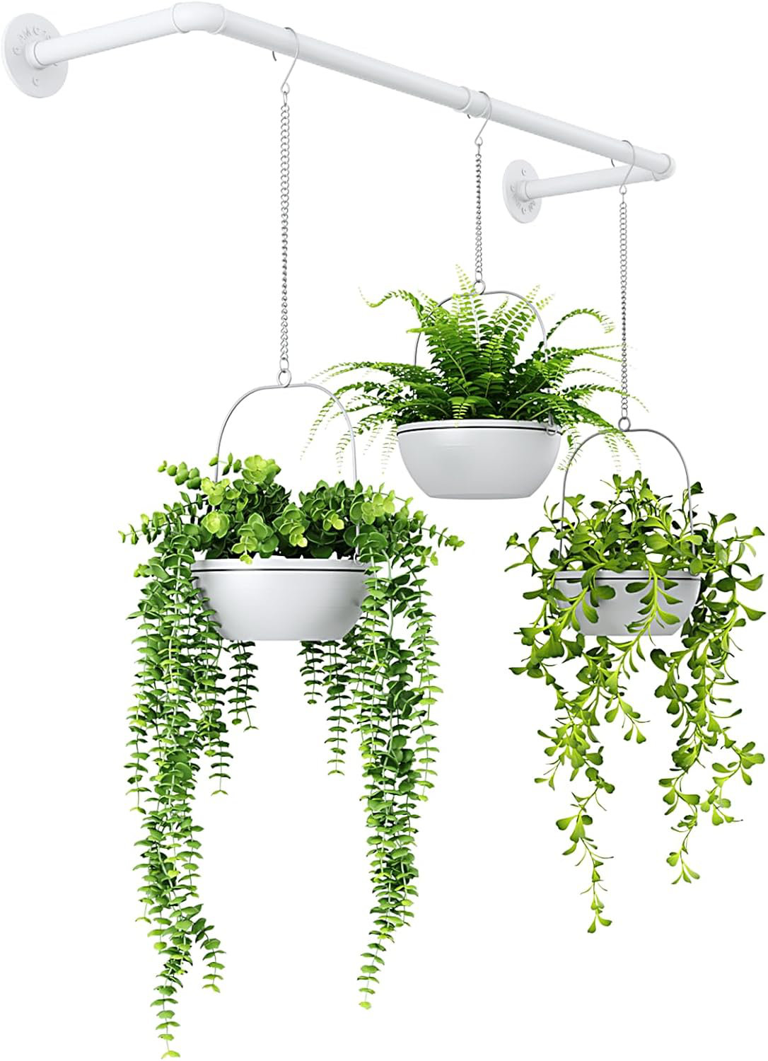 Arlmont & Co. 34In Hanging Planters Rod For Indoor Plants - Max. Load ...
