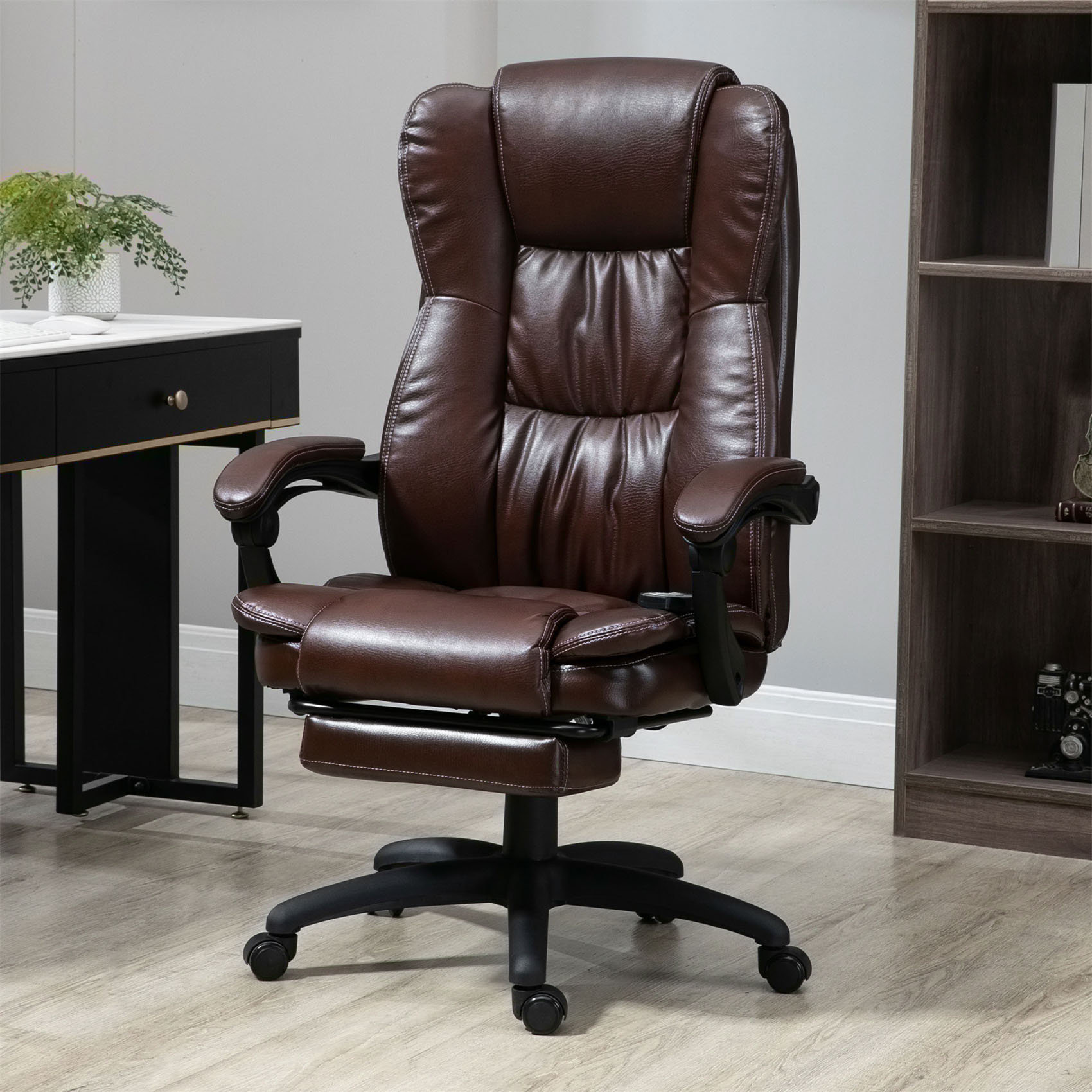 Corrigan Studio® Swivel Office Chair with 6-Point Vibration and 5 Modes ...
