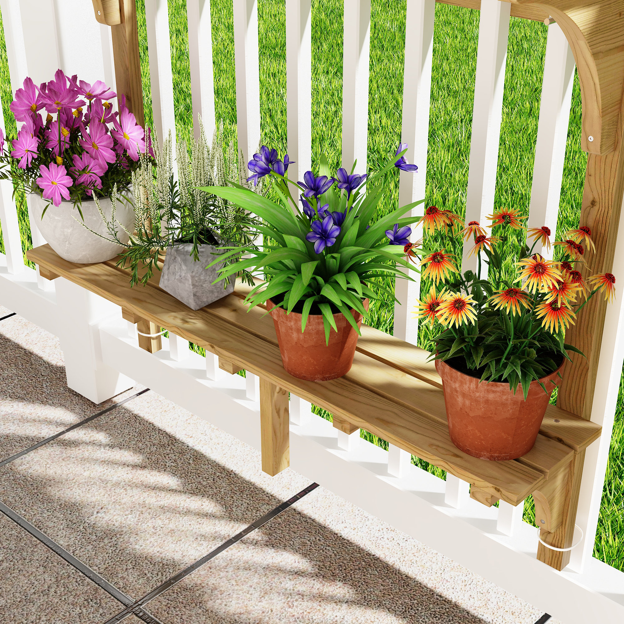 Winston Porter Solid Wood Balcony Table | Wayfair