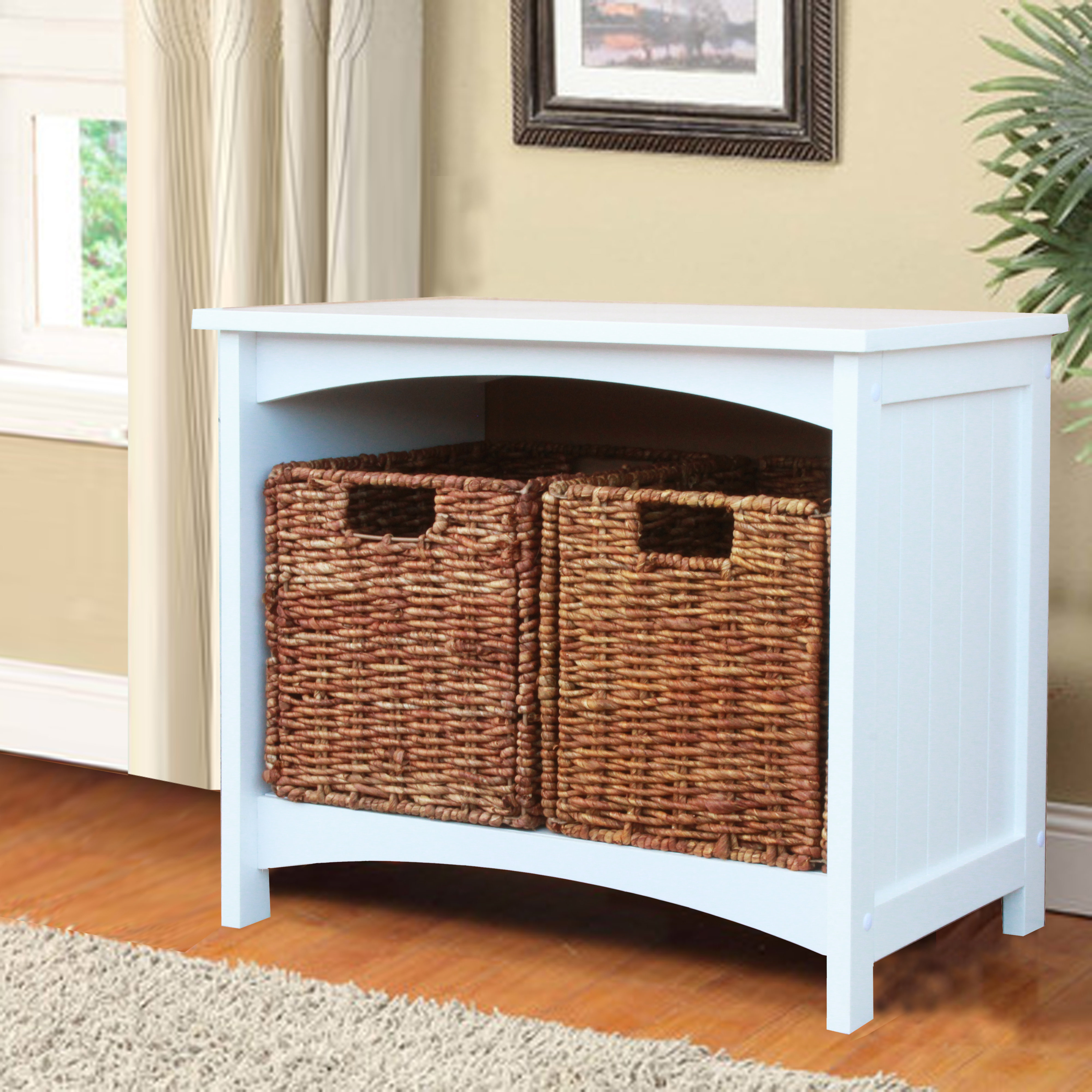 Highland Dunes Mak Wood Storage Bench & Reviews | Wayfair