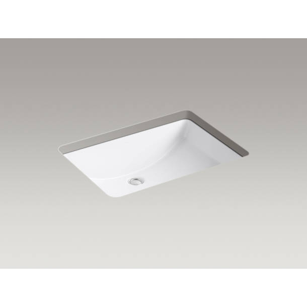 TOTO Vitreous China Rectangular Undermount Bathroom Sink with Overflow ...