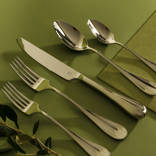 David Shaw Silverware Stainless Steel Flatware Set - Service for 4 ...