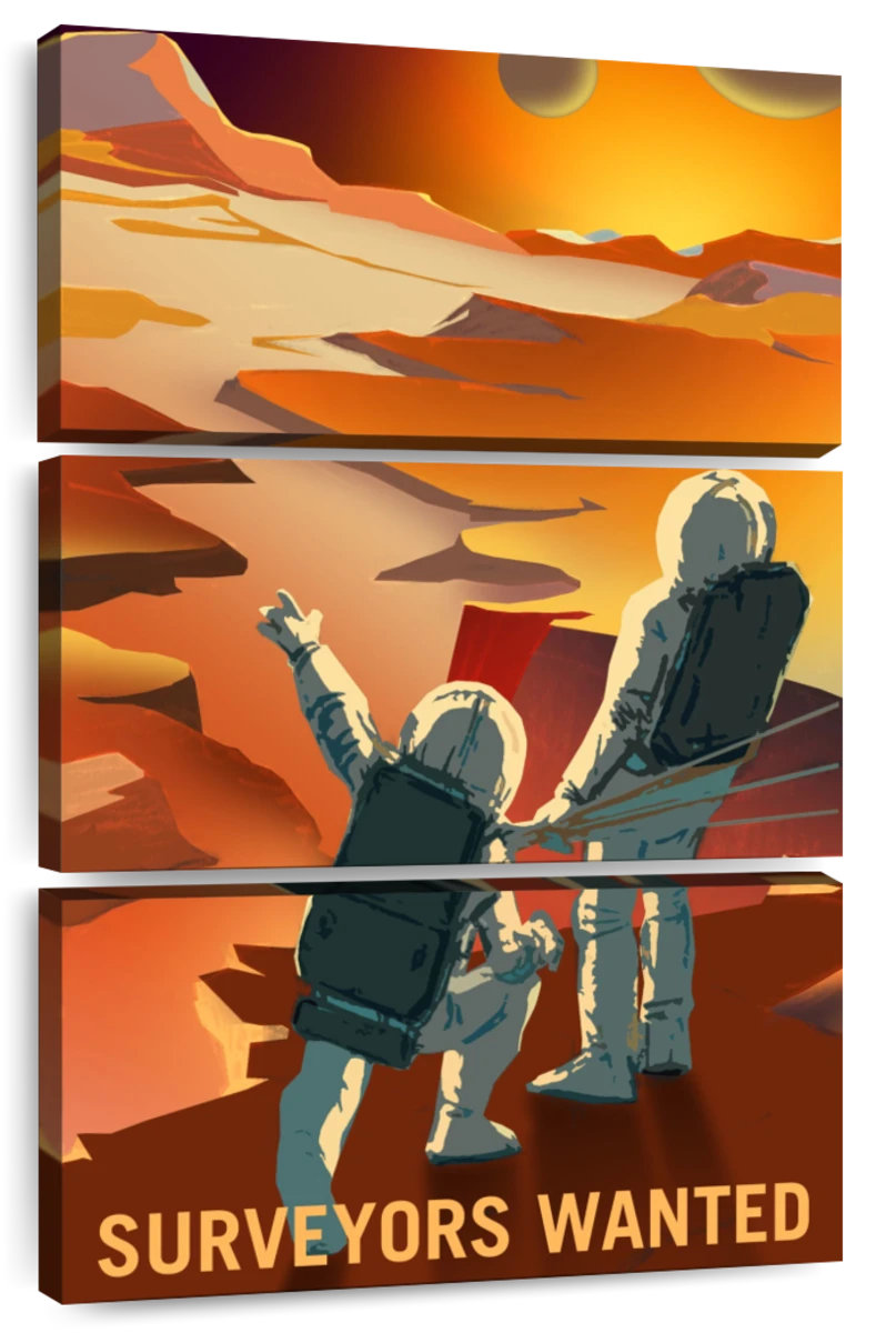 Elephant Stock Mars Explorers Wanted Poster IV | Wayfair