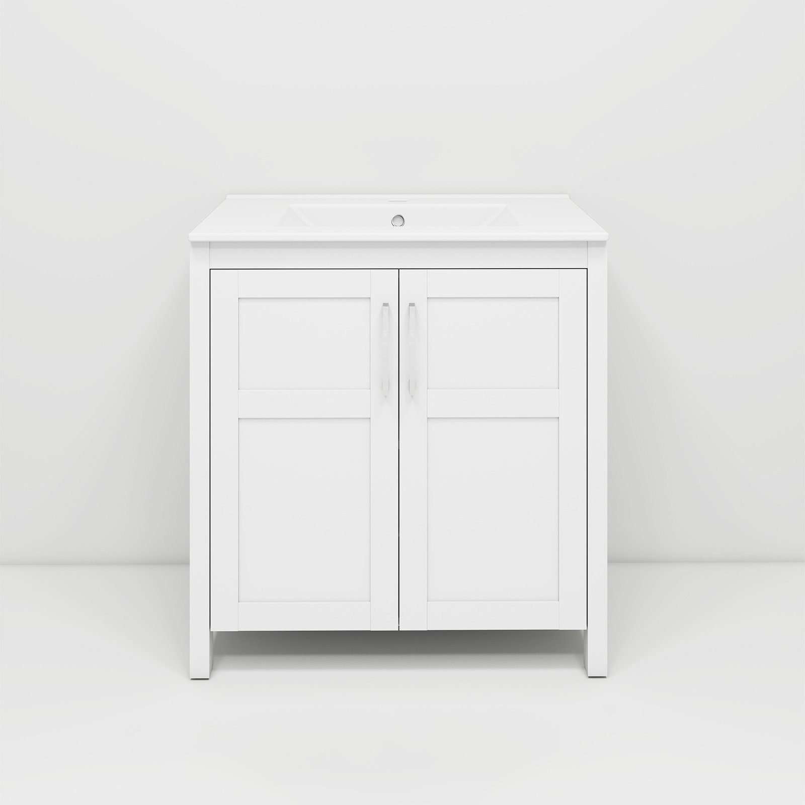 Winston Porter 30" Free-Standing Modern Single Bathroom Vanity With ...