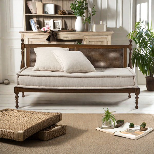 Axis Living Solid Wood Frame Design Minimalist Sofa 62.99 Linen | Wayfair