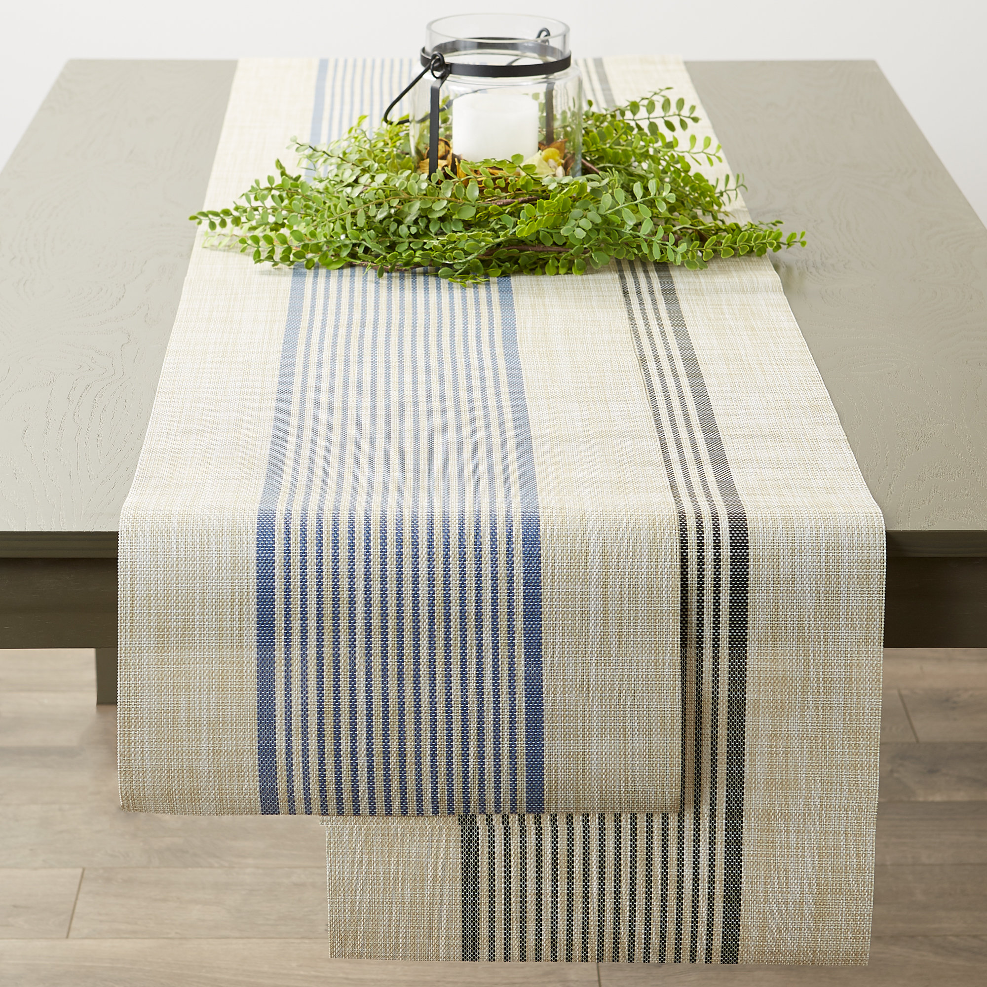 Gracie Oaks Kysorville Striped Plastic/Vinyl Tablecloth & Reviews | Wayfair
