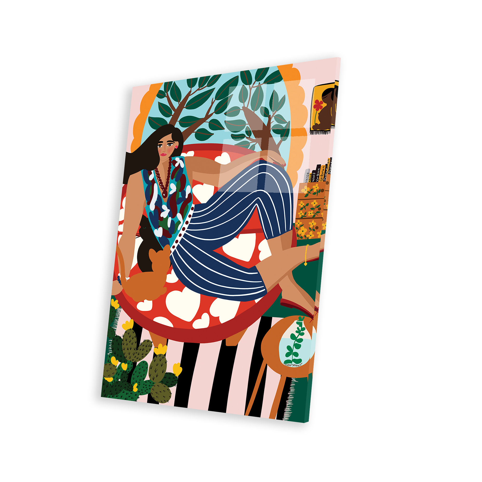 Mercer41 My Paradise On Plastic / Acrylic by Dina Razin Painting | Wayfair