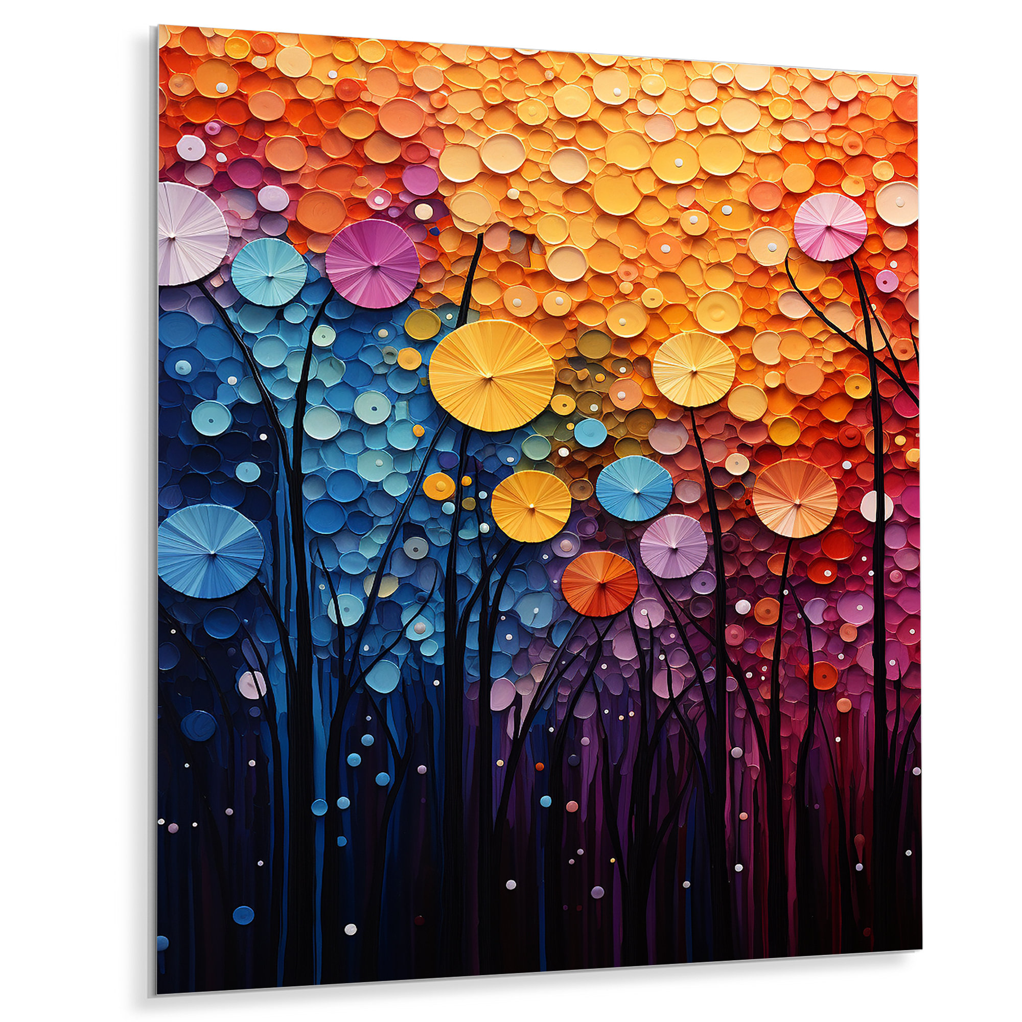 Red Barrel Studio Hardedge Art Sublime Tree Symmetry IV - Hard Edge ...