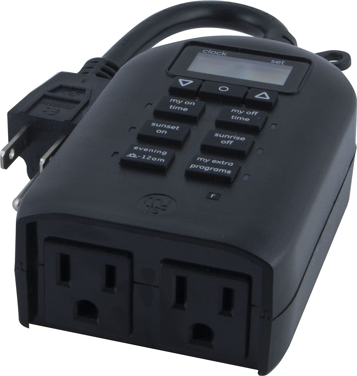 myTouchsmart Simple Set 7-Day 2-Outlet Outdoor Digital Timer & Reviews ...