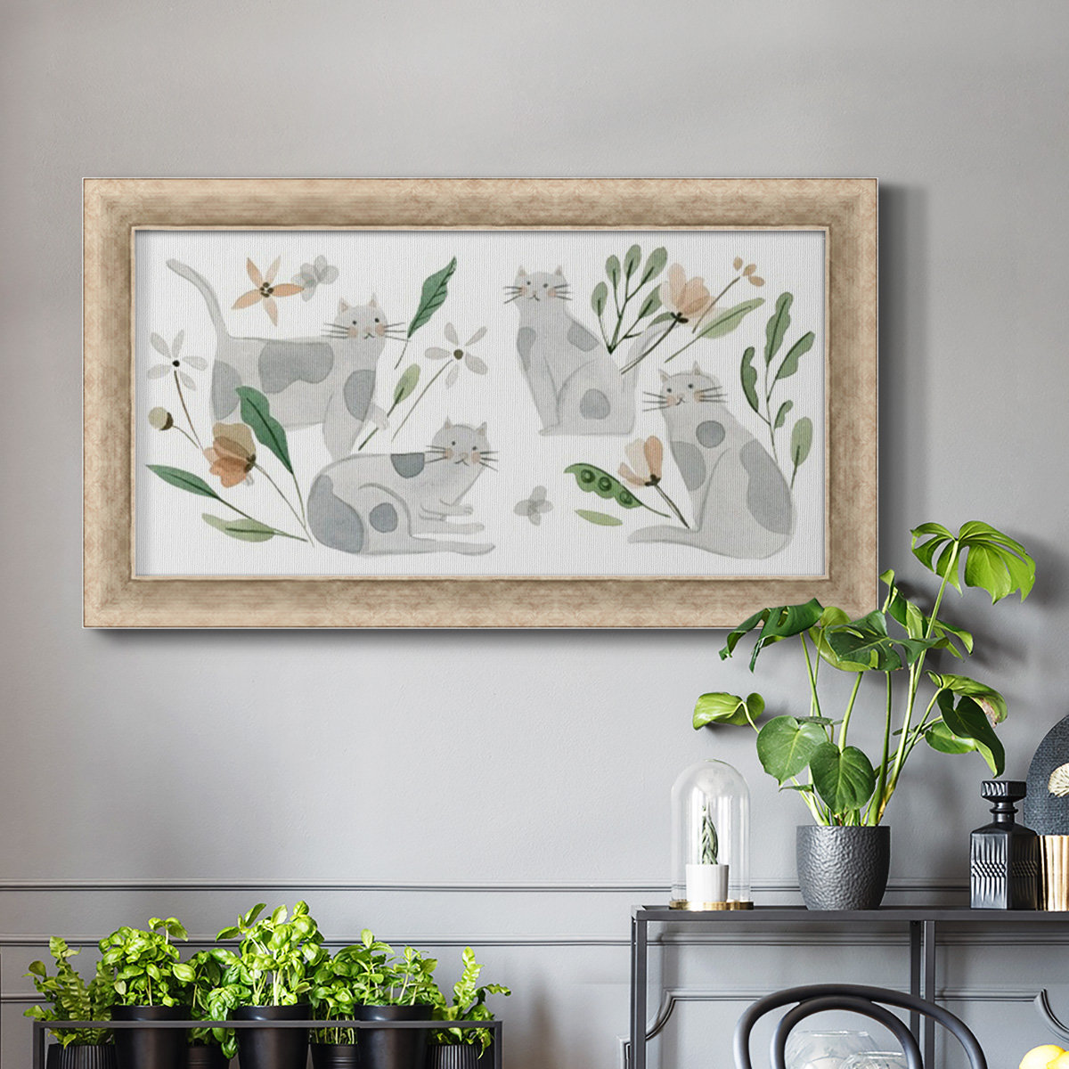 Red Barrel Studio Morning Tiger VIII Premium Framed Canvas- Ready To ...