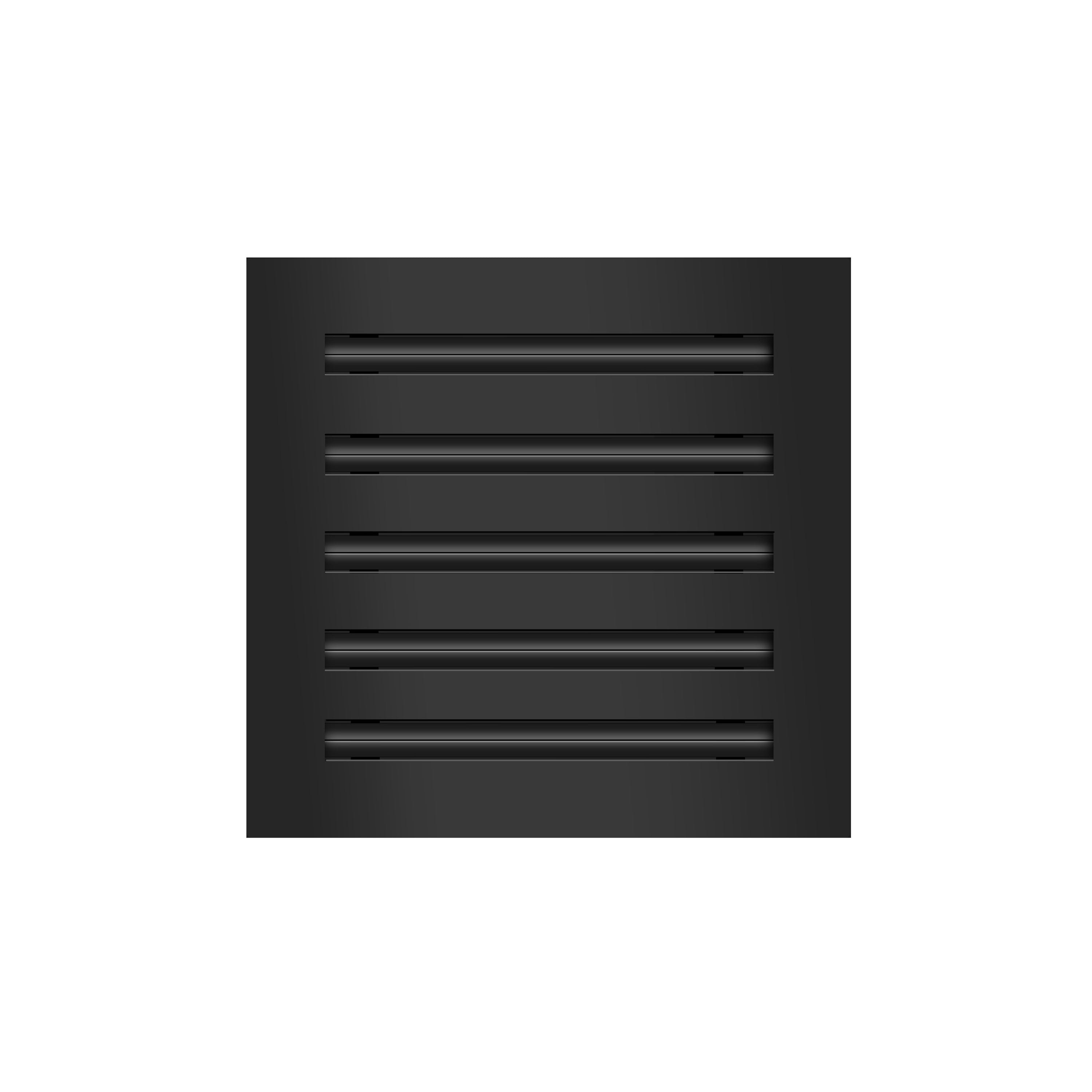 Texas Buildmart BUILDMART - 10x10 Black Modern AC Vent Cover - Standard ...