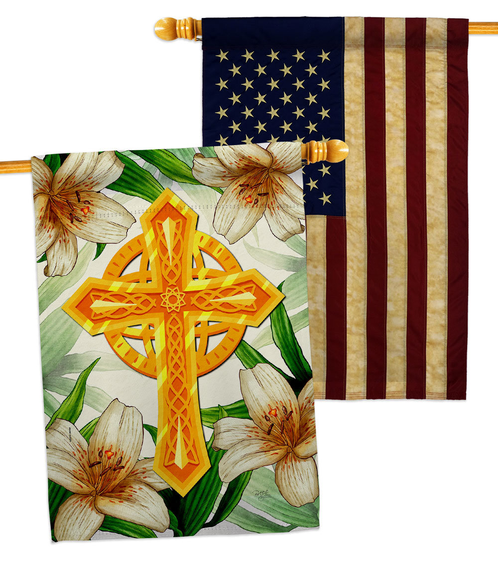 Breeze Decor Double Sided 40'' H x 28'' W Polyester House Flag | Wayfair