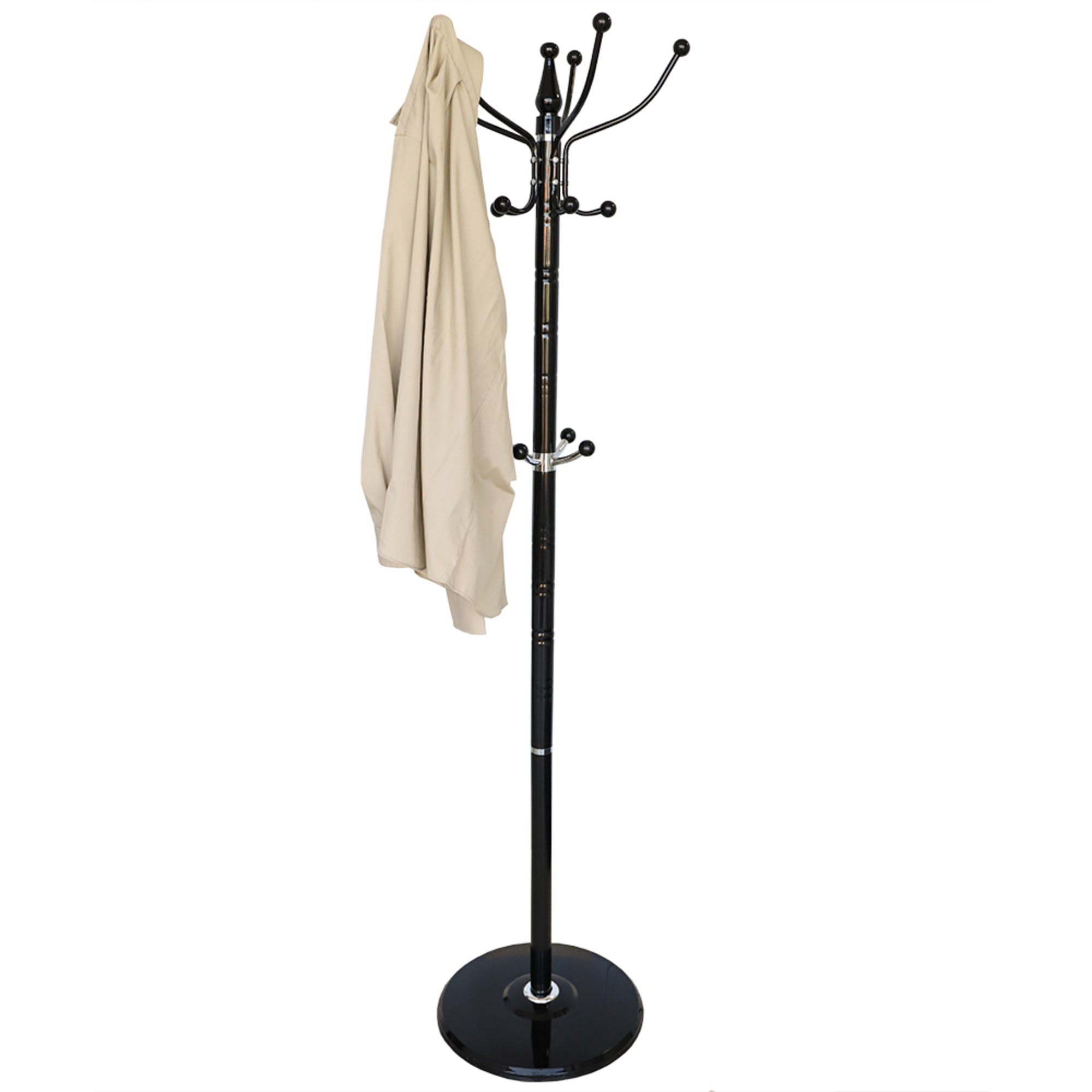 Rebrilliant Kely 16 - Hook Freestanding Coat Rack | Wayfair