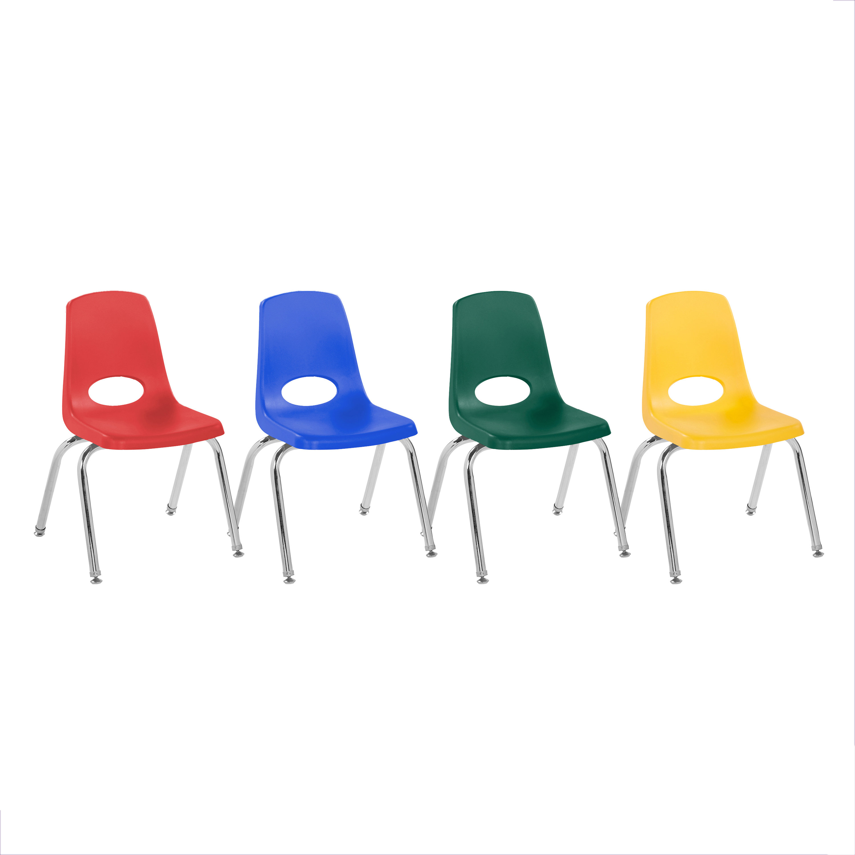Factory Direct Partners Stacking Classroom Chair ( Set of 4 ) | Wayfair