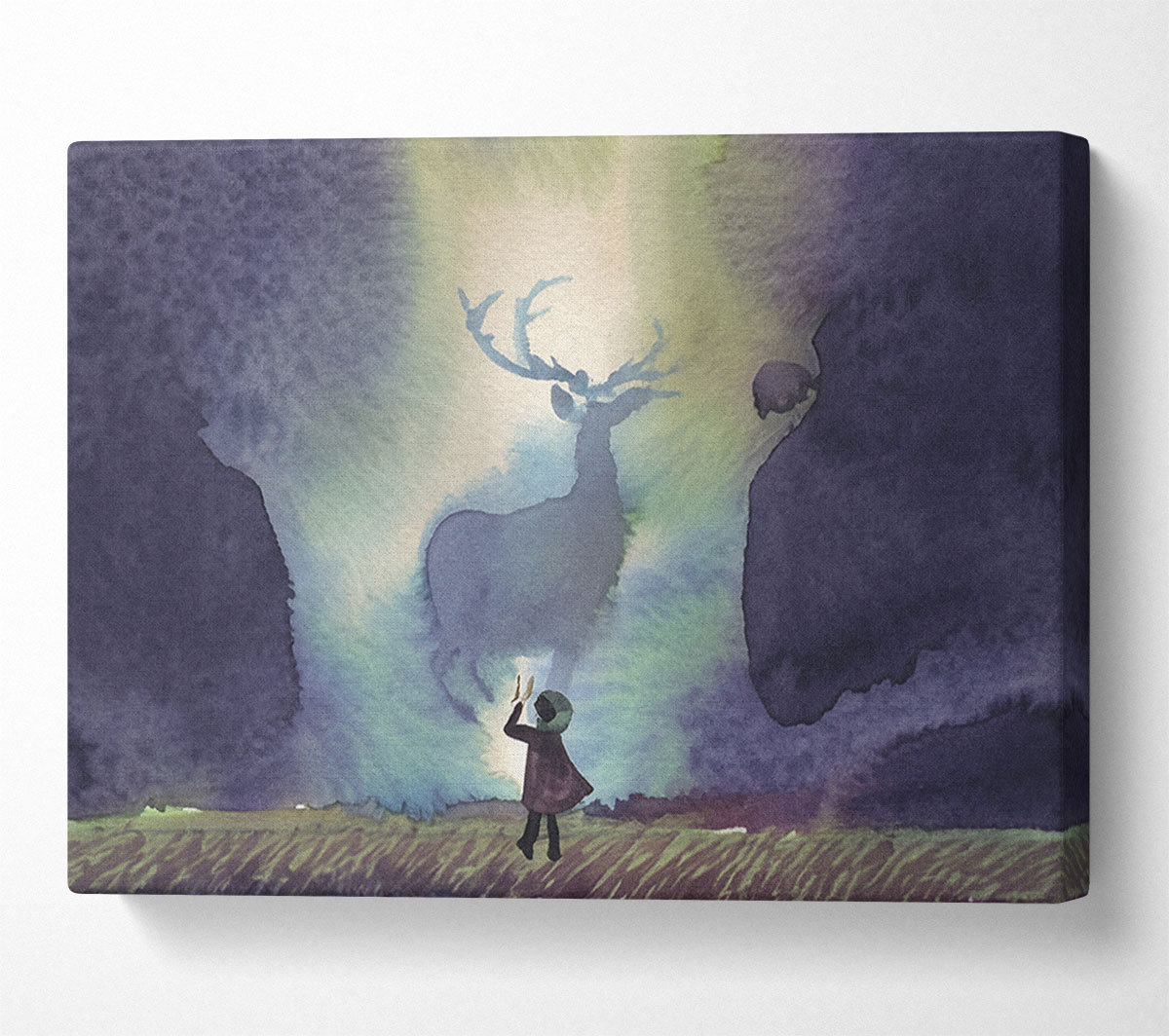 Alpen Home The Giant Stag Canvas Watercolour | Wayfair.co.uk