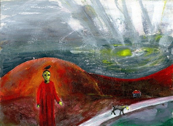 East Urban Home Yellow-Faced Dog Take Me Home, 2005 by Gigi Sudbury ...