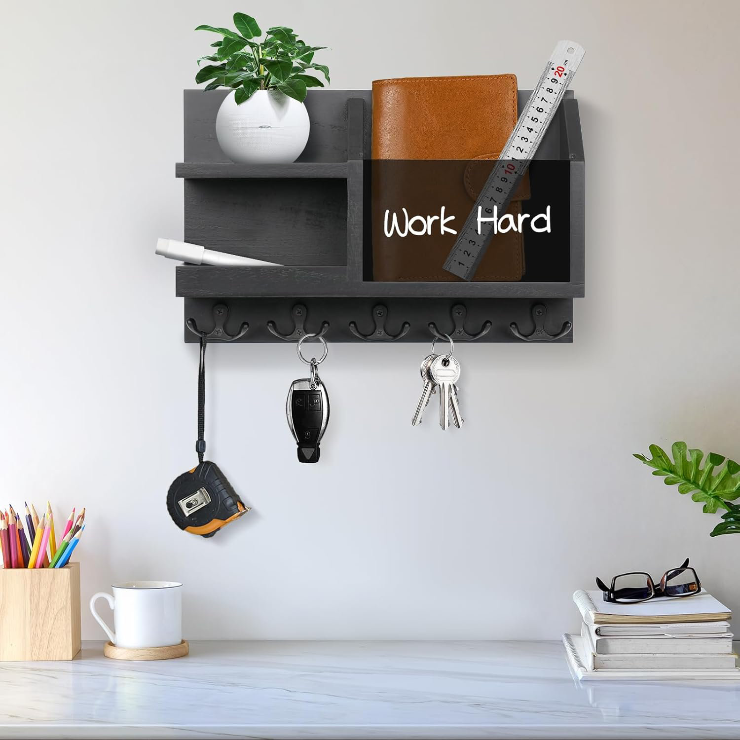 Silodo Porte-clés et porte-courrier Farmhouse - Wayfair Canada