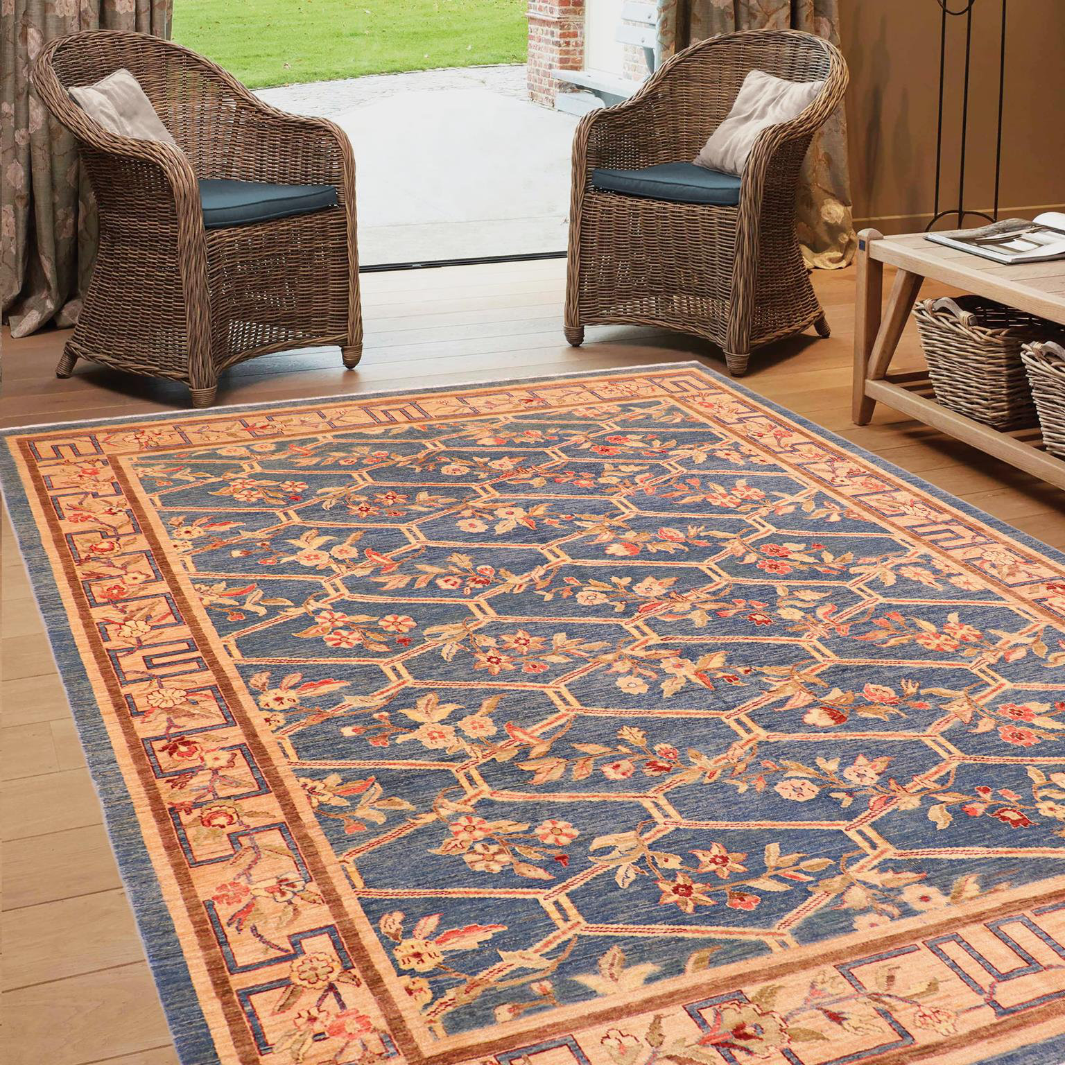 Isabelline Silke Hand Knotted Wool Oriental Rug | Wayfair