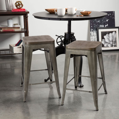 Williston Forge Mattapoisett 24" Counter Stool & Reviews | Wayfair