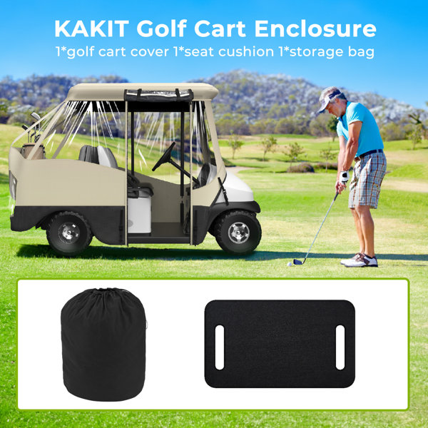 RVMasking Golf Cart Rain Zippler Golf Cart Cover | Wayfair