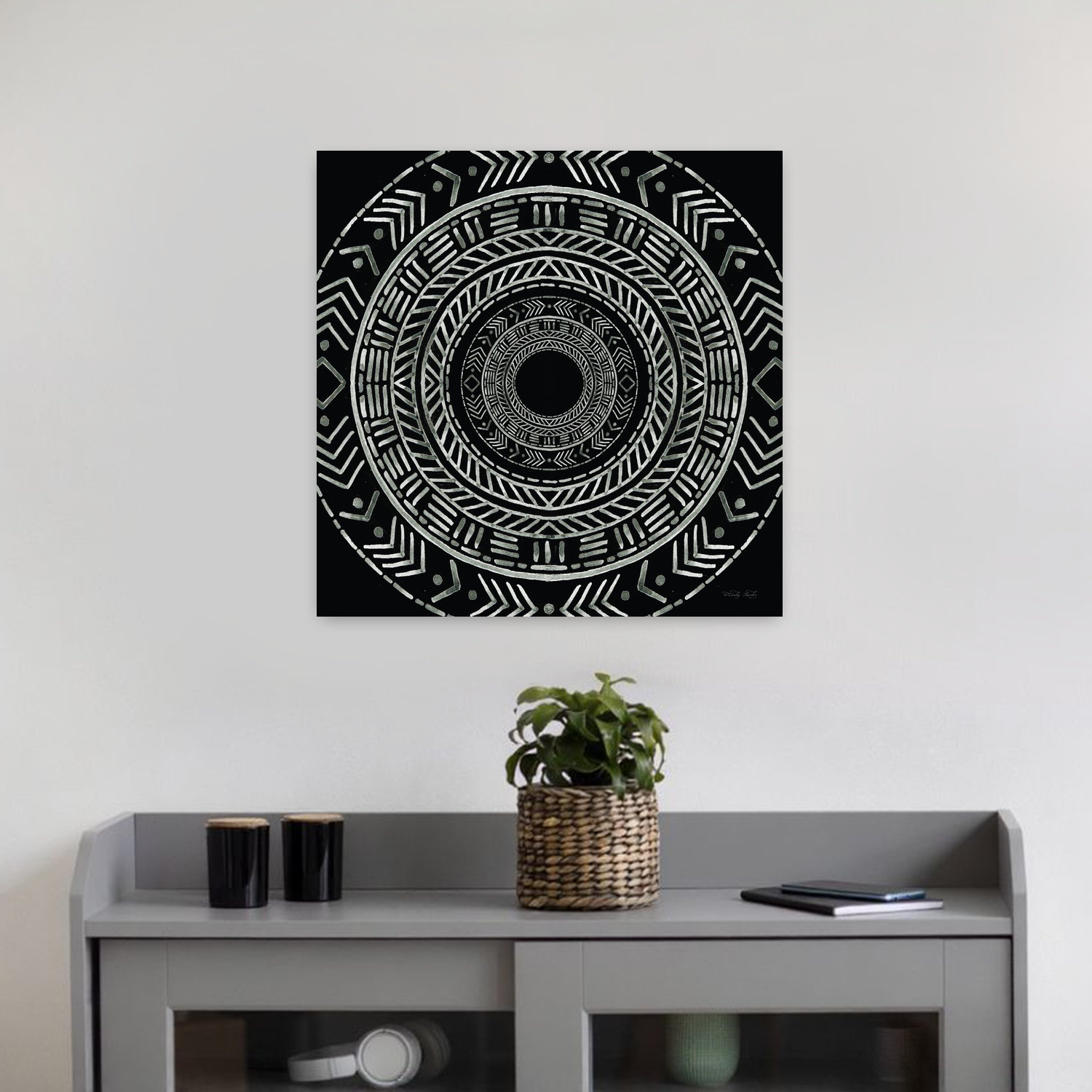 Ophelia & Co. Seeing Circles II Abstract Contemporary Art | Wayfair