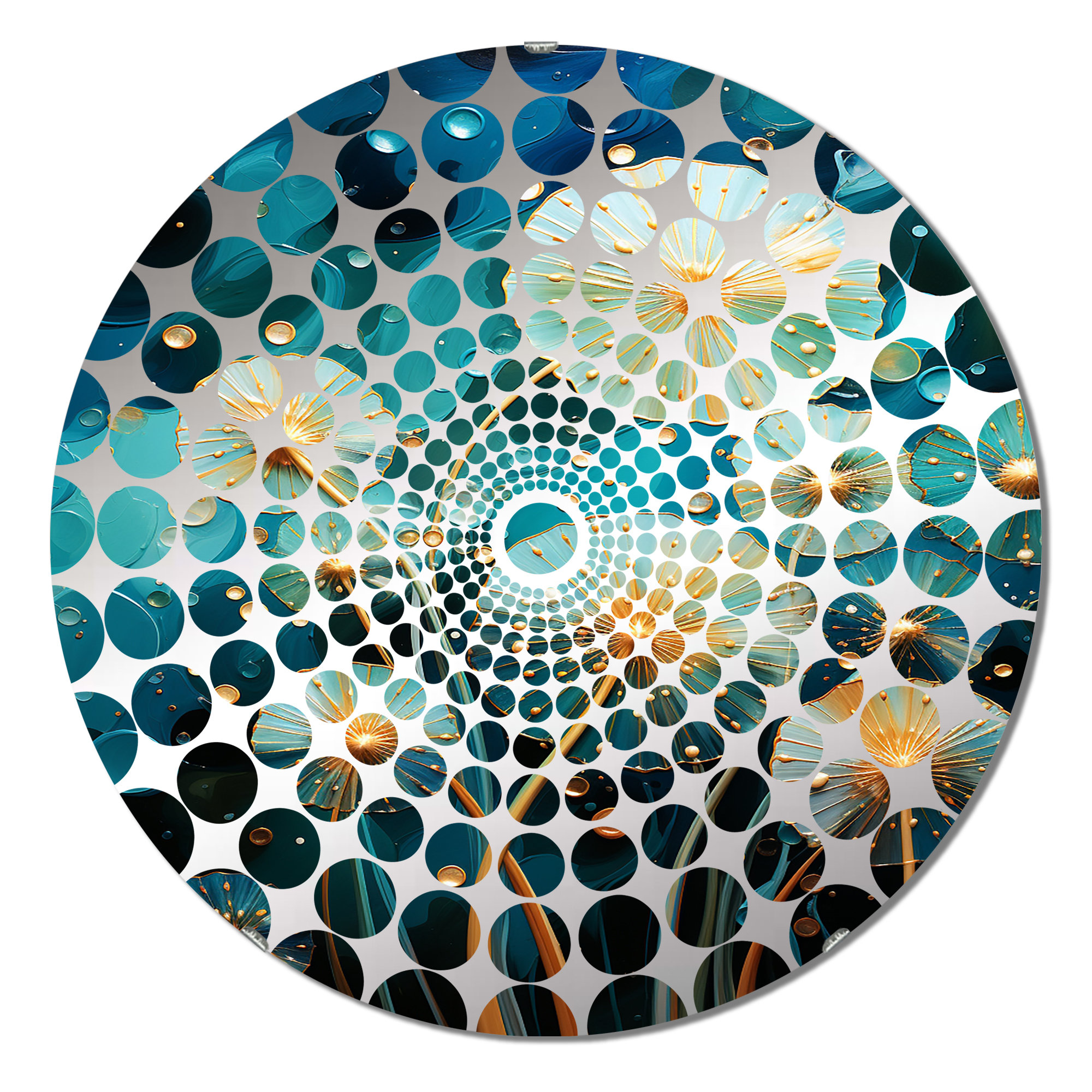 East Urban Home Cersten - Concentric Circles Decorative Mirror | Wayfair