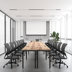17 Stories 220.4''Wide 20ft Modern Modular Rectangular Conference Table ...