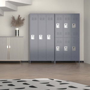BIZOE 72"H Metal Locker Storage Cabinets for Home, Office, Gym, School ...